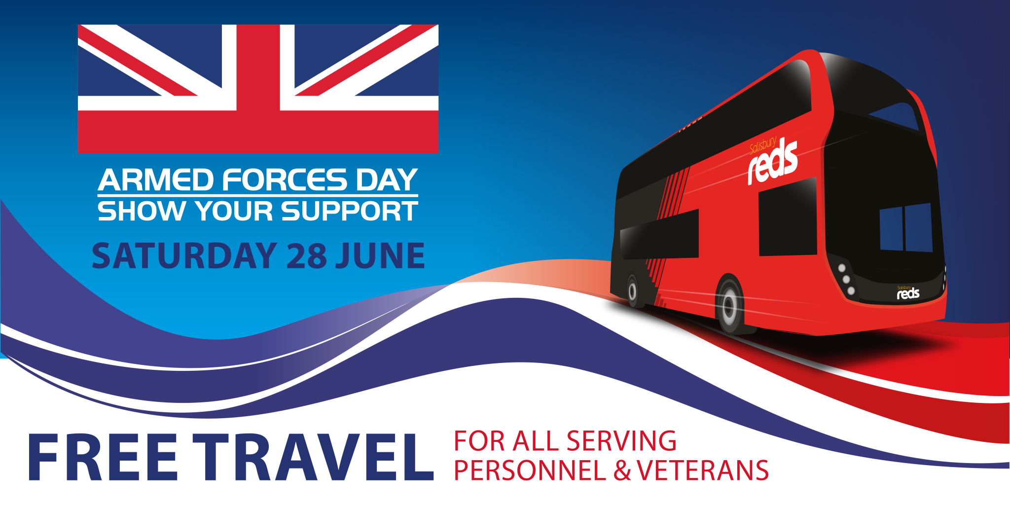 Free Travel for Military Personnel on Armed Forces Day - Salisbury Reds